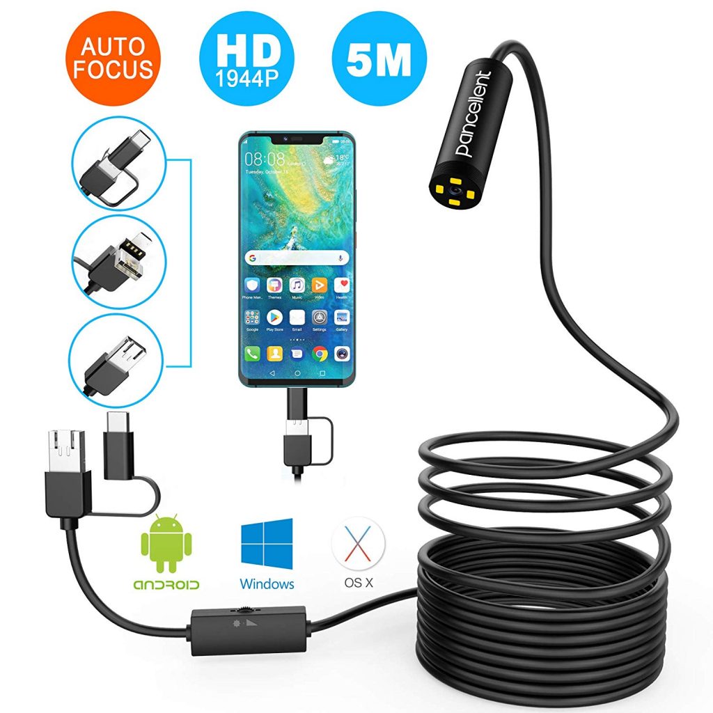 El mejor endoscopio USB o Wifi a la venta【GUÍA